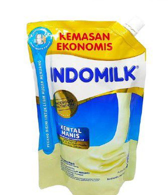 KM Putih kemasan Pouch 545 ml merk indomilk