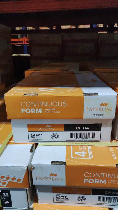 Kertas Continuous Form 4 Ply 14 NCR 7/8x11