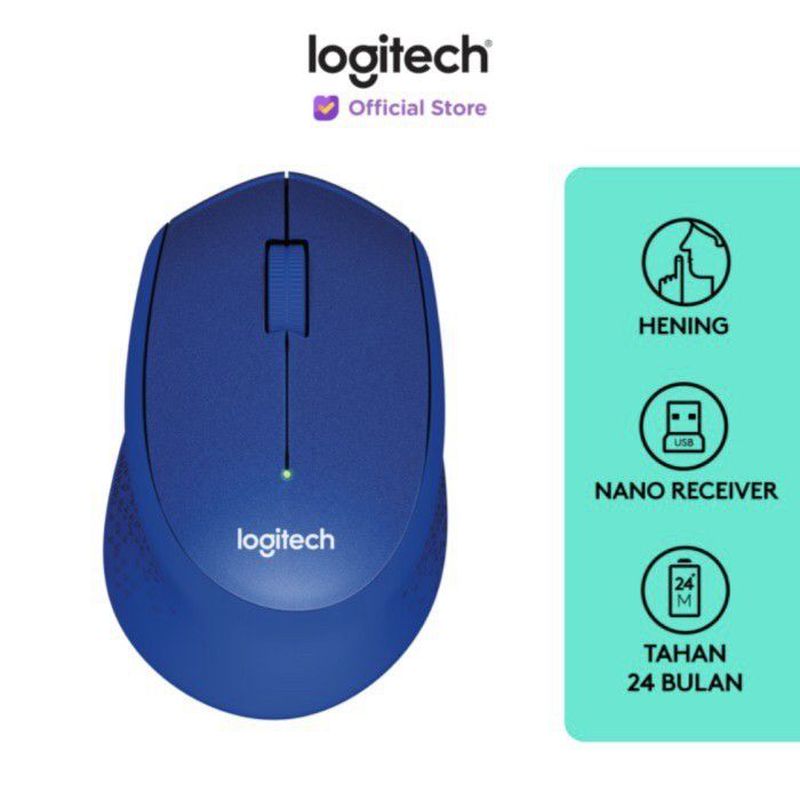 [5011601] MOUSE WIRELESS M331 BLUE LOGITECH