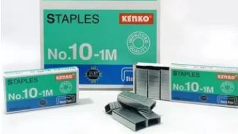 Isi Stepler / Steples No. 10 ( 1 pack isi 20 box )
