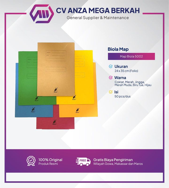 Map Kertas Premium