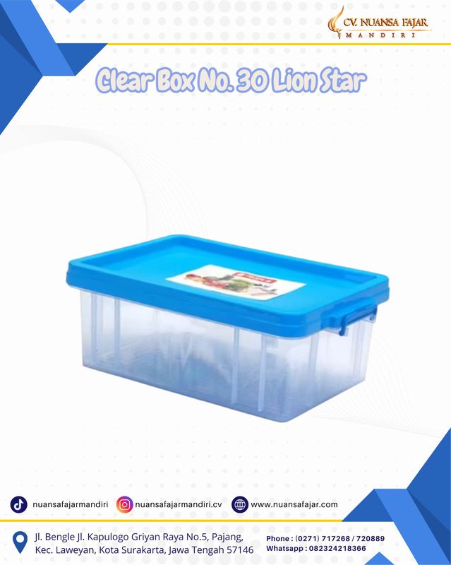 CLEAR BOX NO.30 LION STAR