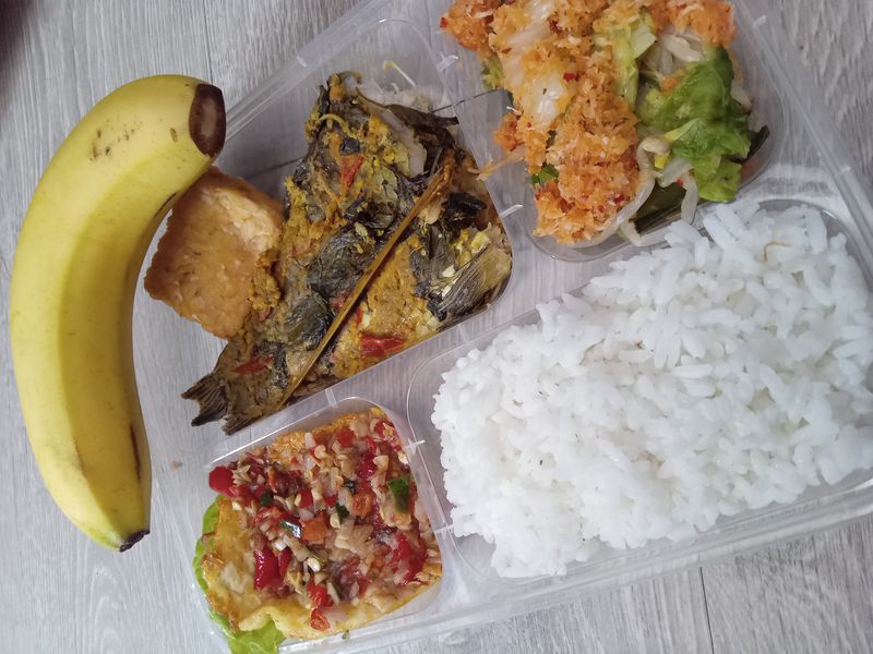 Menu PMT Lokal Bumil KEK makanan lengkap menu 3 (Siklus 1 dan 3)