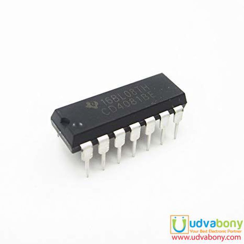 IC CD4081, tipe Dual In Line Package (DIP)