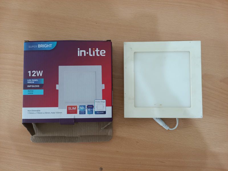 LAMPU LED PANEL INLITE 12 WATT