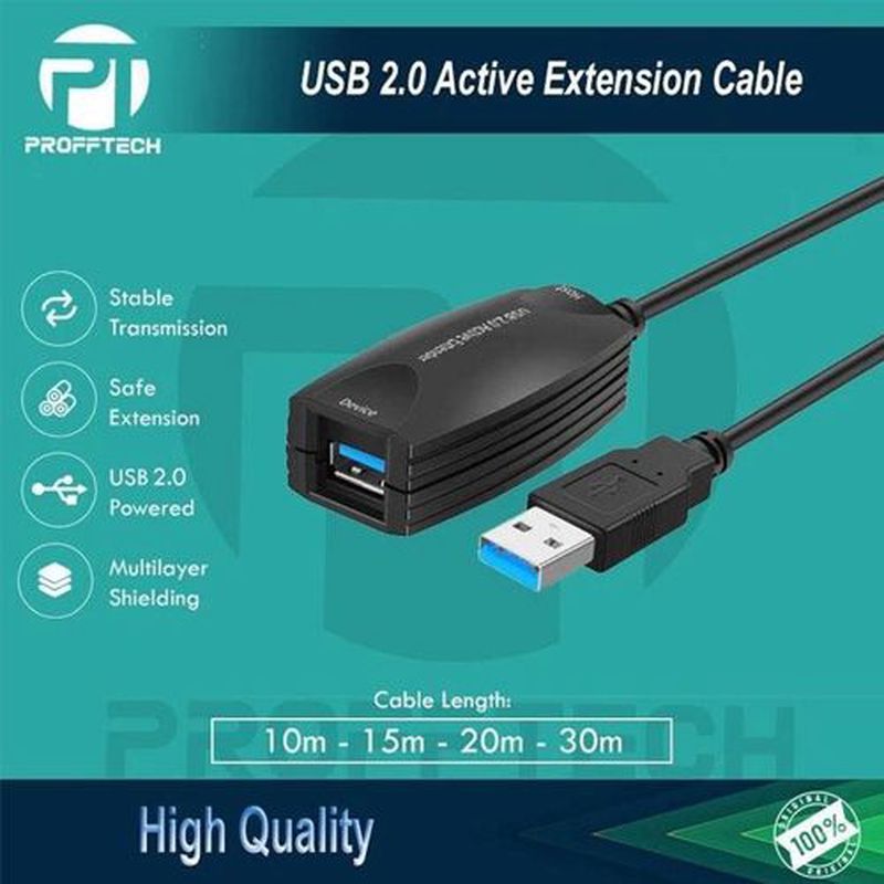 Kabel USB 2.0 Active Extension 10 Meter