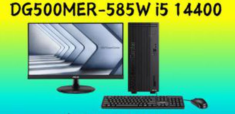 ASUS DESKTOP PC DG500MER-585W i5 14400 8GB DDR5 512GB NVMe Windows 11 21.5
