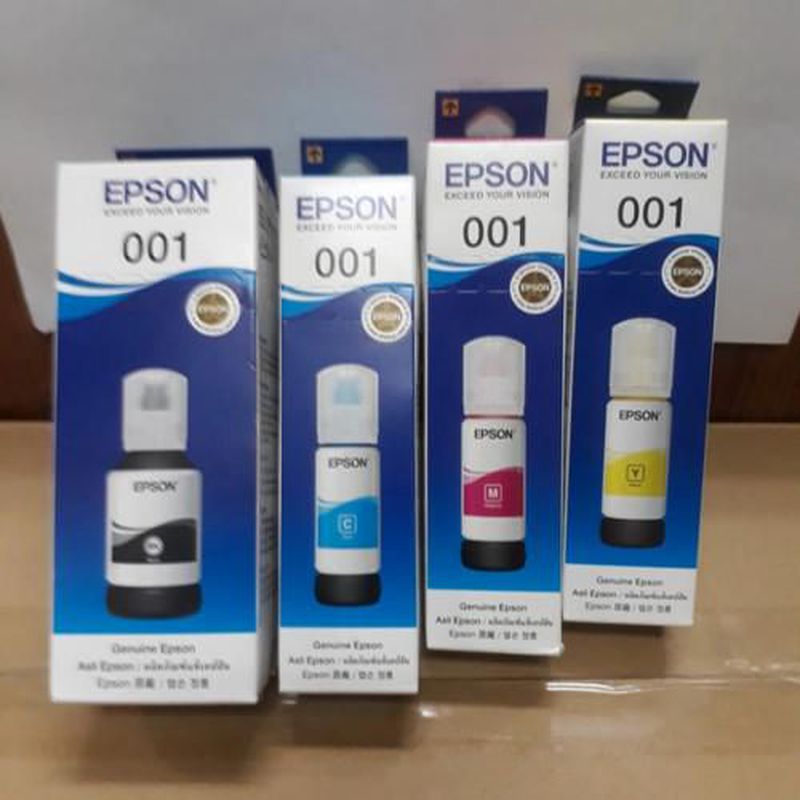 Tinta Epson 001 For Printer L4100/L4160/L4200/L4260/L6100/L6170/L6190 ...