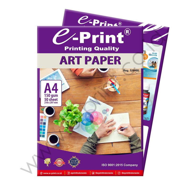 e-Print A4 Photo Art Paper 150Gsm 50s
