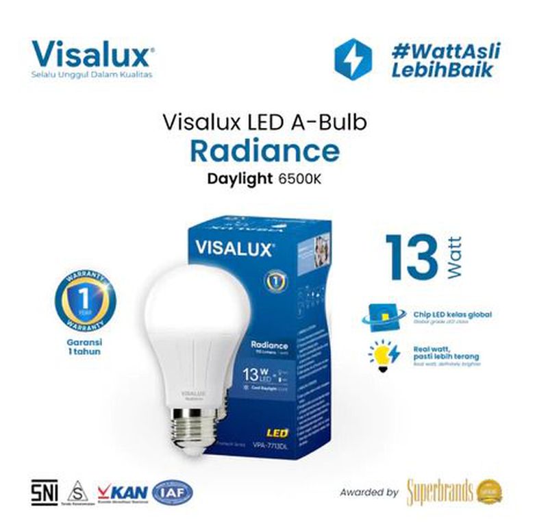 Bohlam LED Visalux 13 W