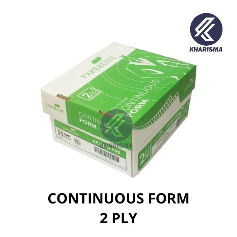 KERTAS continuous form 2 PLY BOX HIJAU