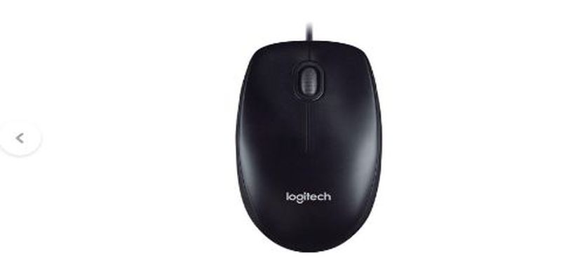 USB Optical Wired Mouse Logitech