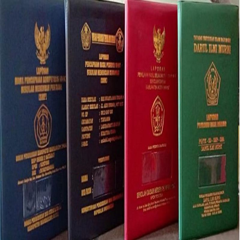 Map rapor & Map Ijazah isi 4 lembar
