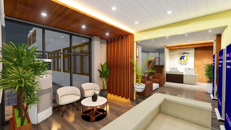 Pekerjaan Backdrop Dinding Interior