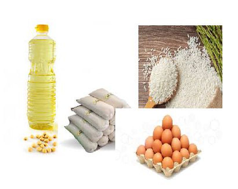 Paket sembako (MINYAK,GULA,BERAS,TELUR)