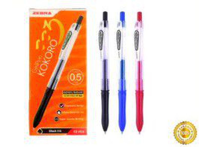 Ballpoint Zebra Kokoro - Hitam