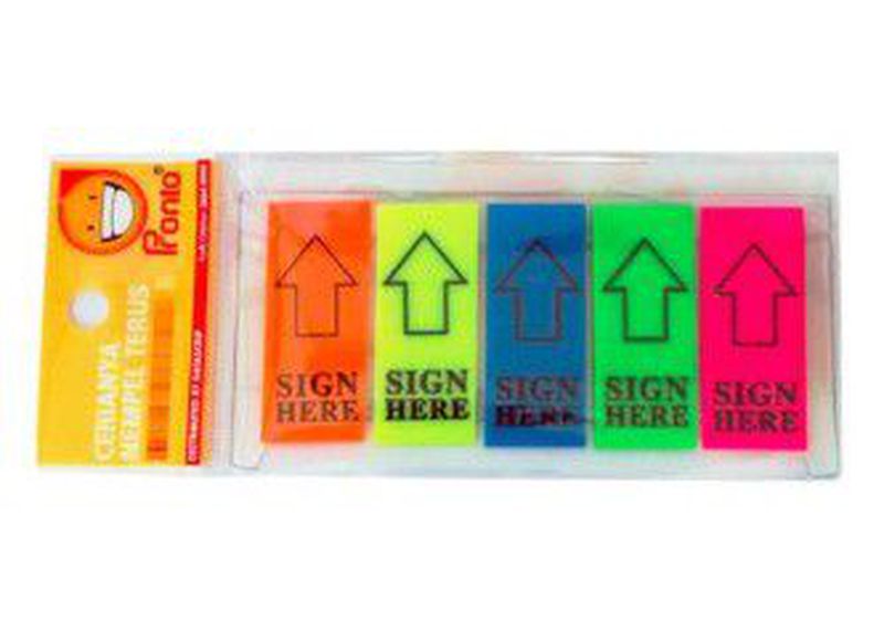 Pronto Sticky Notes Sign Here