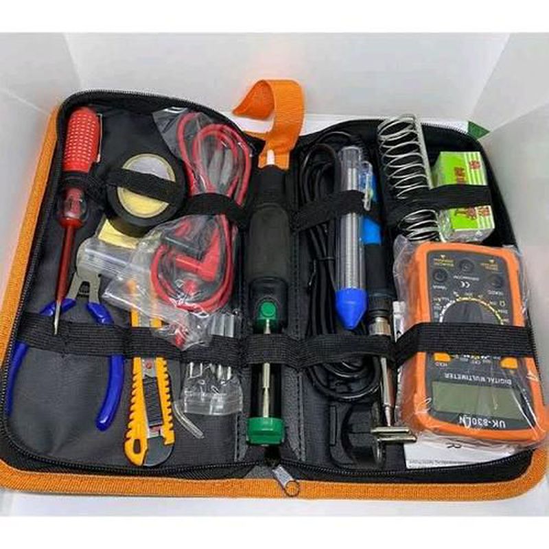 Multimeter Multitester Solder 60W Kit Tool Set Reparasi Lengkap Komplit