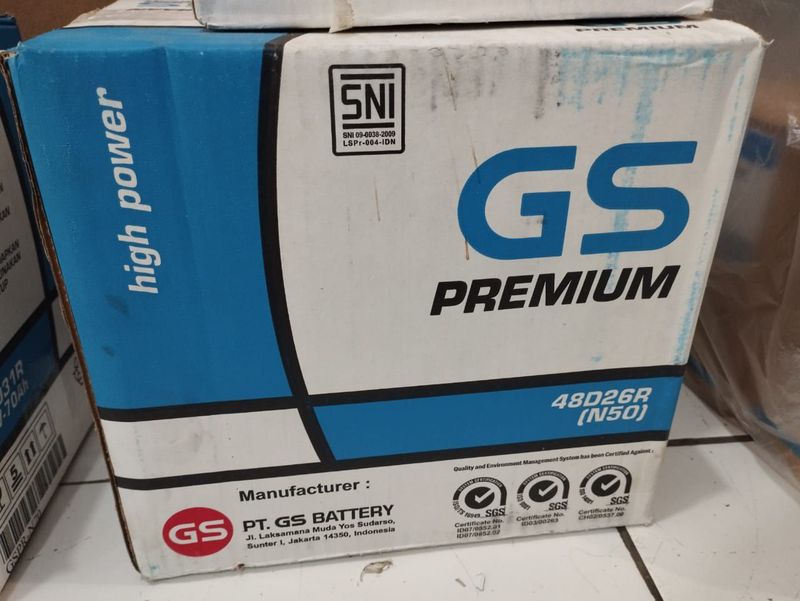 6E. Accu GS 50 Ampere