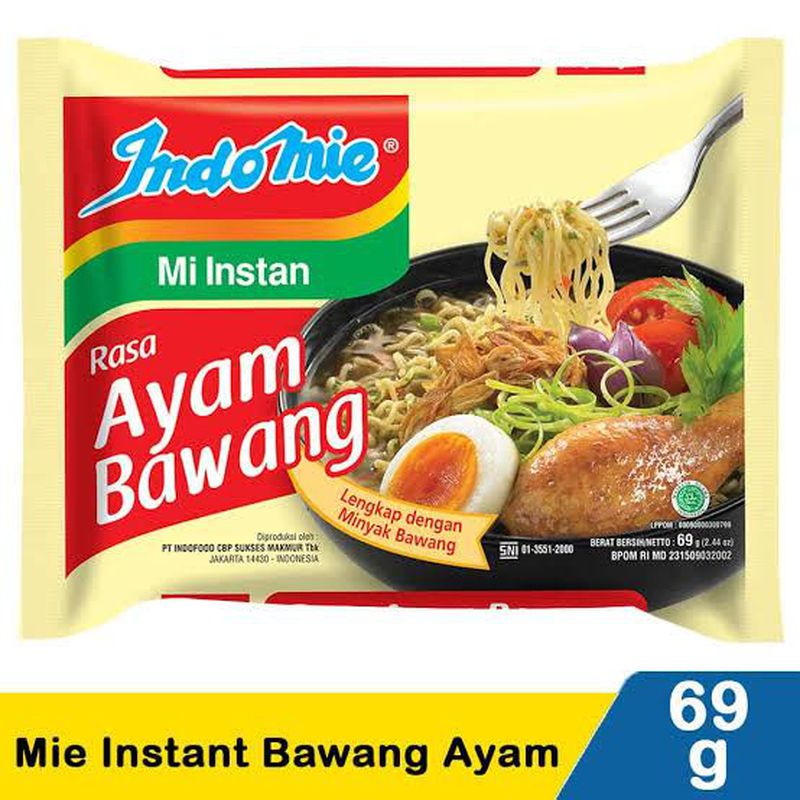 mie indomie kuah 1 dus varian rasa - Ayam Bawang