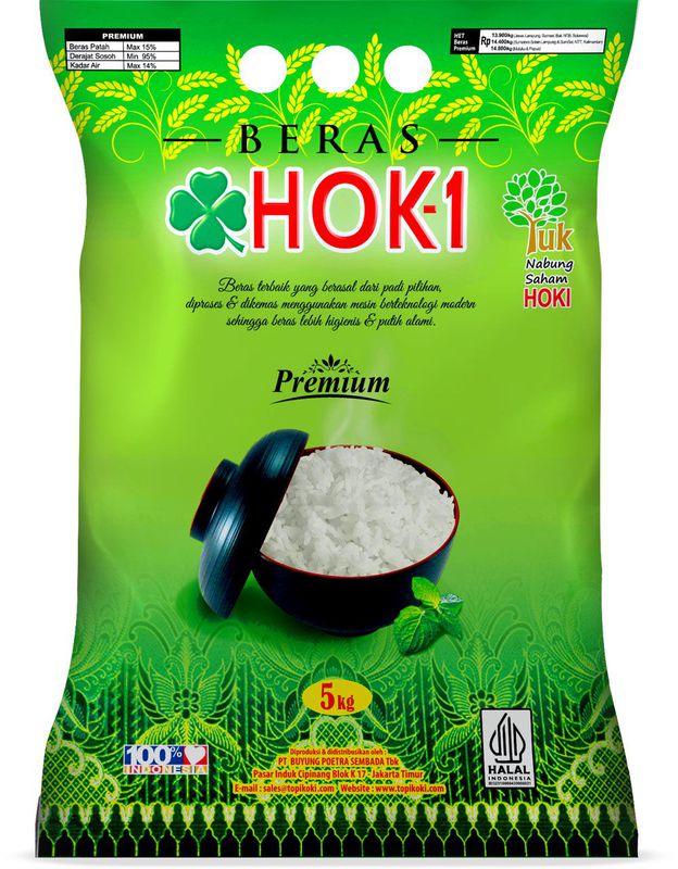 BERAS PREMIUM HOKI 5 KG