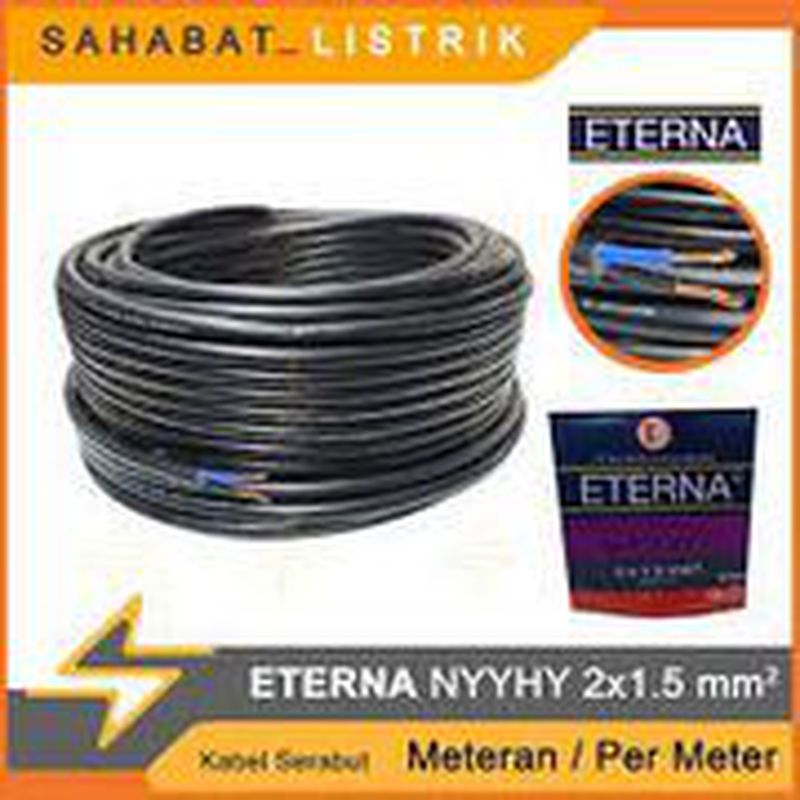 Kabel NYYHY 2 x 1.5 mm2 100 MTR