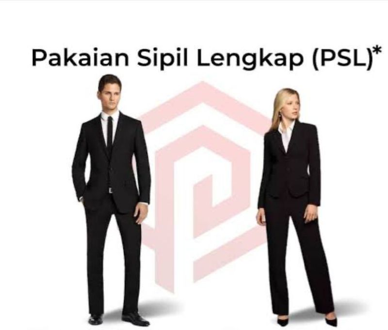 pakaian sipil lengkap - XXL - Cokelat