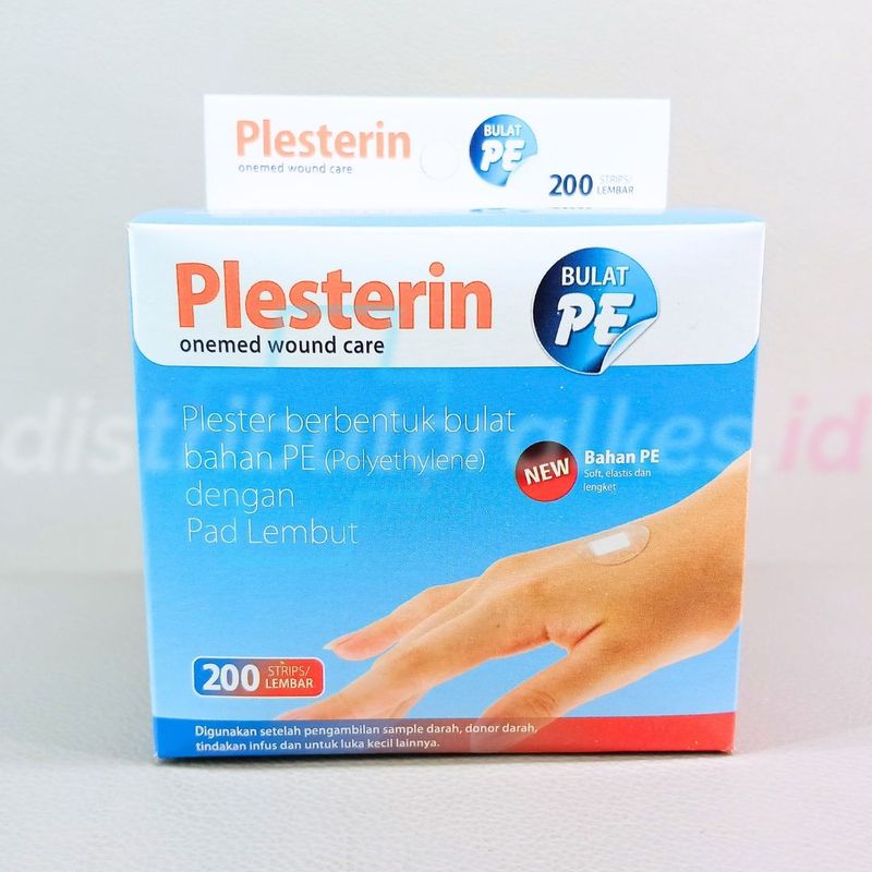 PLASTER KECIL BULAT TRANSPARAN