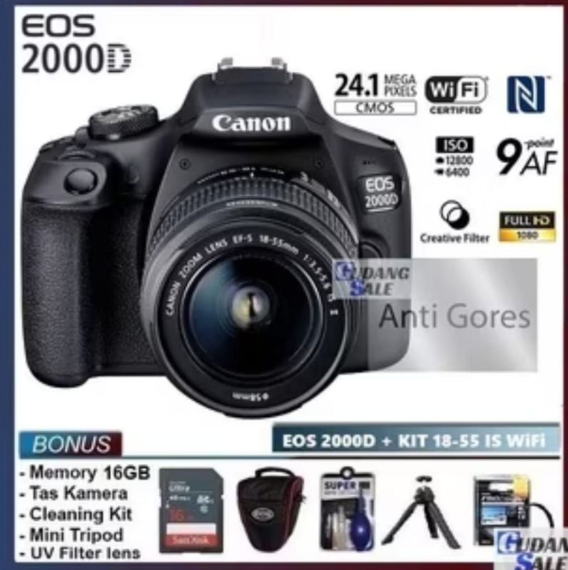 Camera Canon EOS 2000D