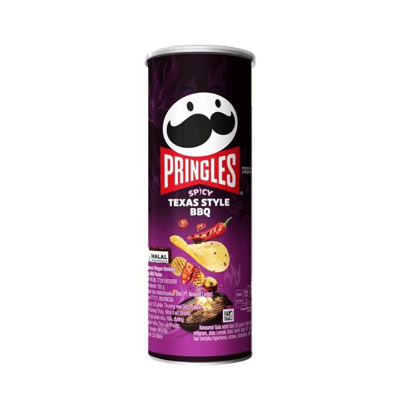 Pringles Potato Crisps 102 Gram Barbeque