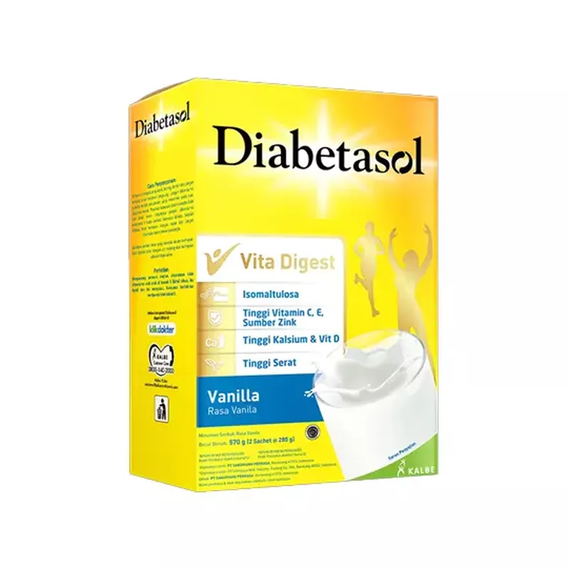 Susu Diabetasol Vanilla 570gr