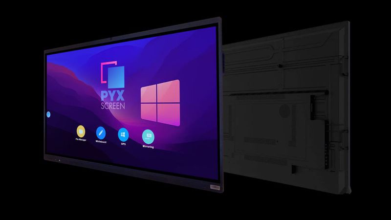 PYXSCREEN INTERACTIVE WHITE BOARD ALPHA SERIES 75 INCH