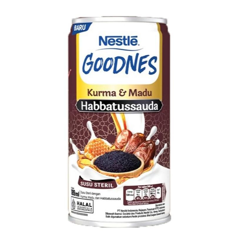 Nestle Goodnes Kurma & Madu Habbatussauda 189 ml 24 pcs