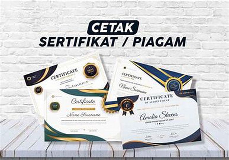 Cetak Piagam