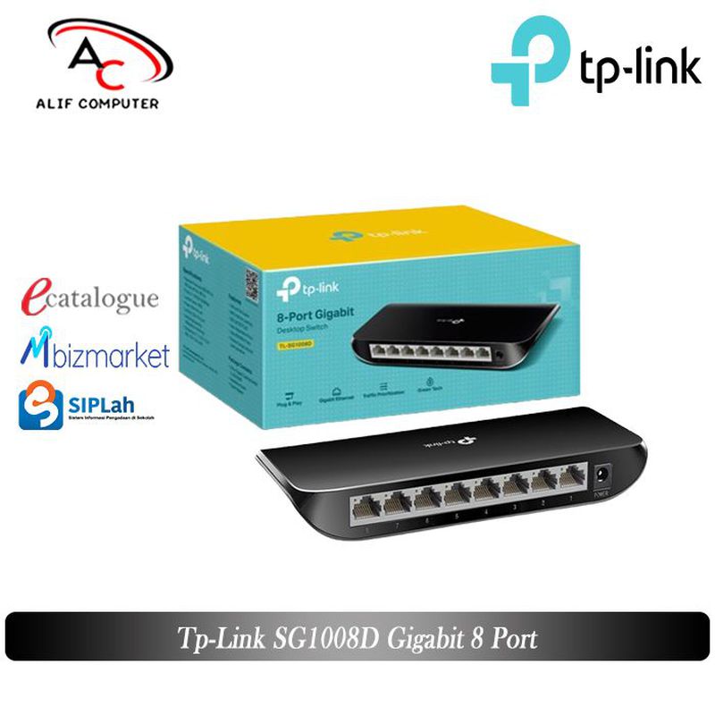 Tp-Link SG1008D Switch 8 Port Gigabit