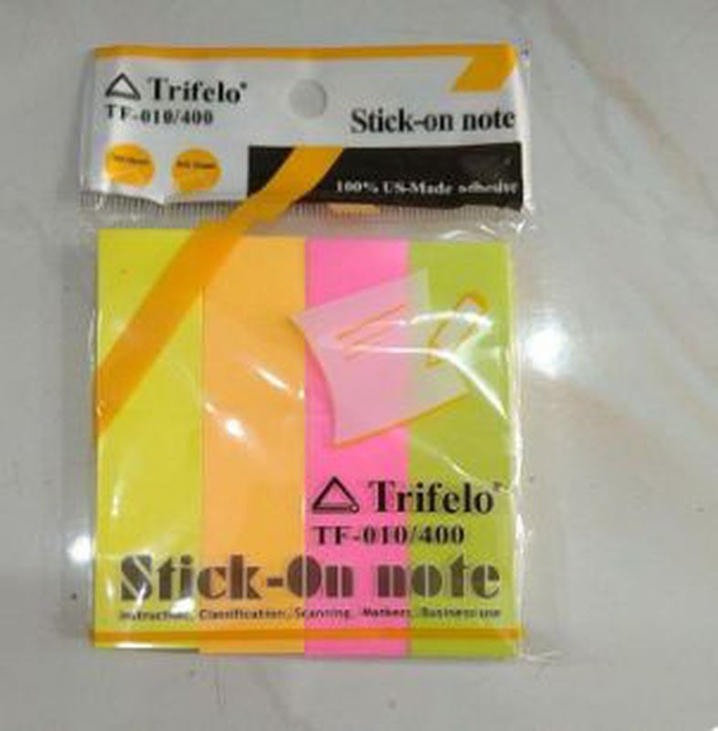Memo Stick / Sticky Note / Kertas Memo / Memo Trifelo TF 010/400 4warna