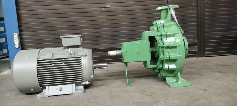 Pompa Torishima CEN 100x80-400.1 (CI/MS) terkopel dengan Motor Siemens ...