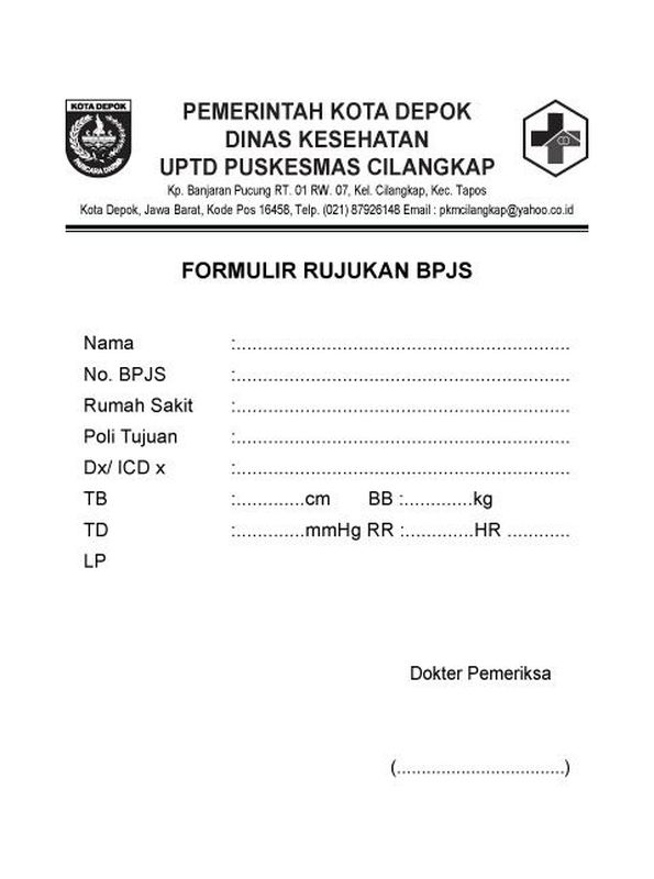 cetak form rujukan bpjs