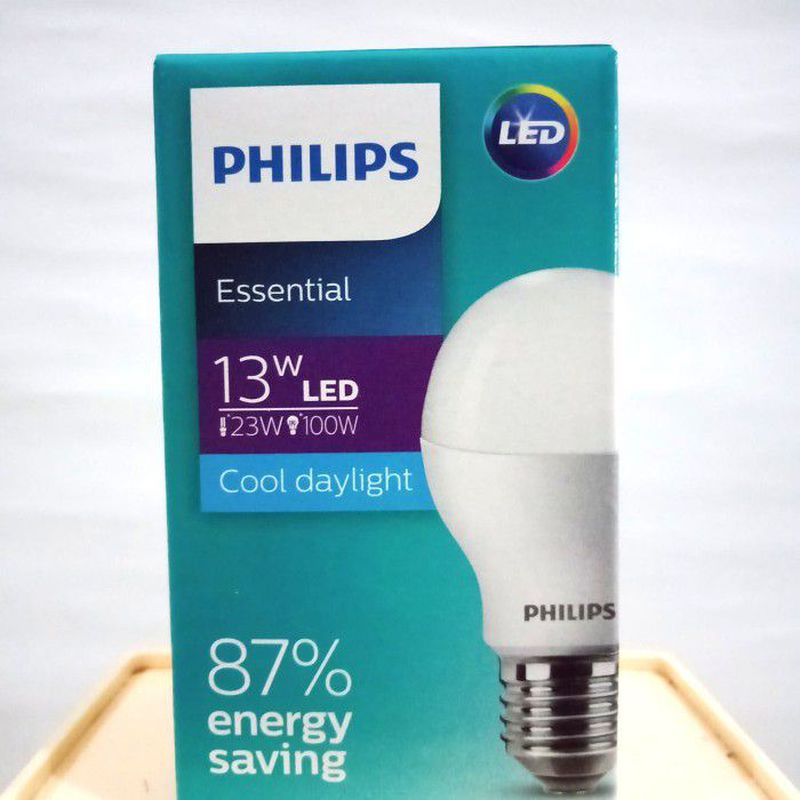 Lampu Philips LED 13 Watt cooldaylight lampu bohlam