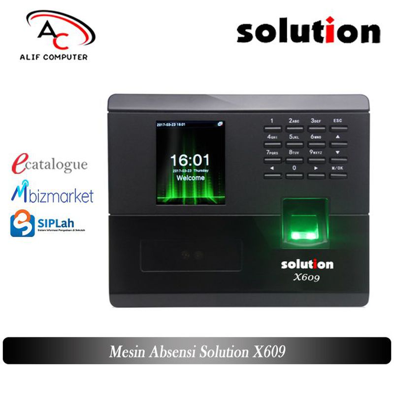 Mesin Absensi Solution X609