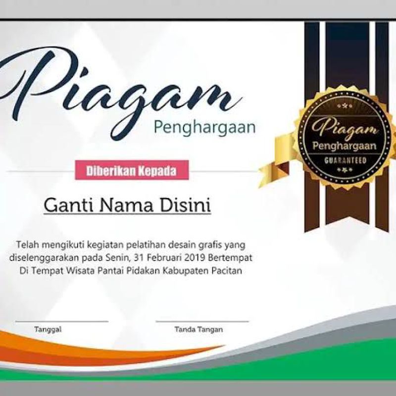 Cetak Piagam A3
