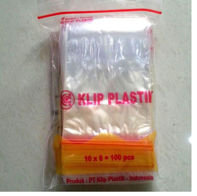 PLASTIK KLIP UKURAN 10 X 6