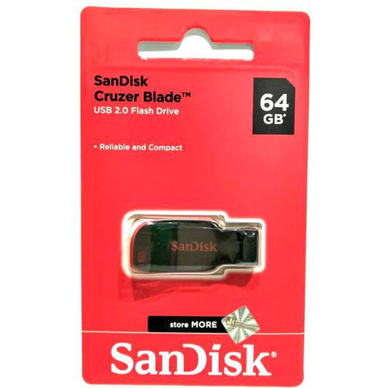 Sandisk Flashdisk 64GB Cruzer Blade