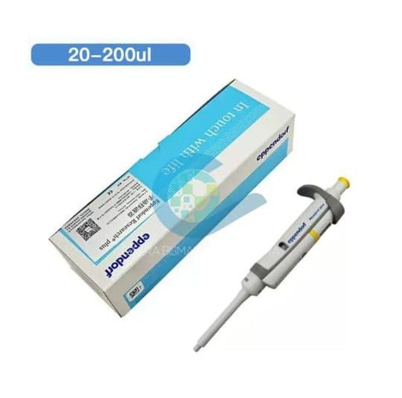 Micropipette Eppendorf 20–200 µL | Adjustable | Original & Presisi Tinggi