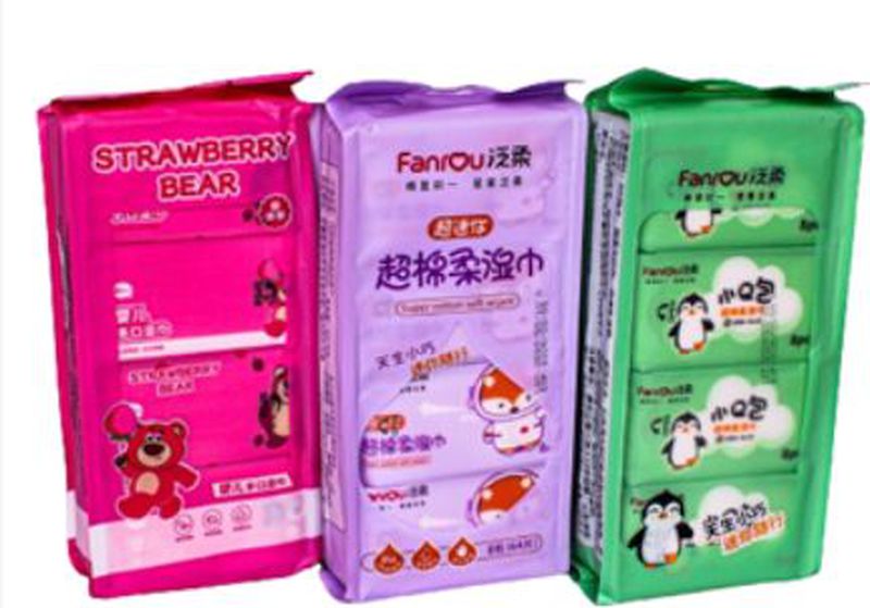 TISU BASAH MINI KARAKTER @8