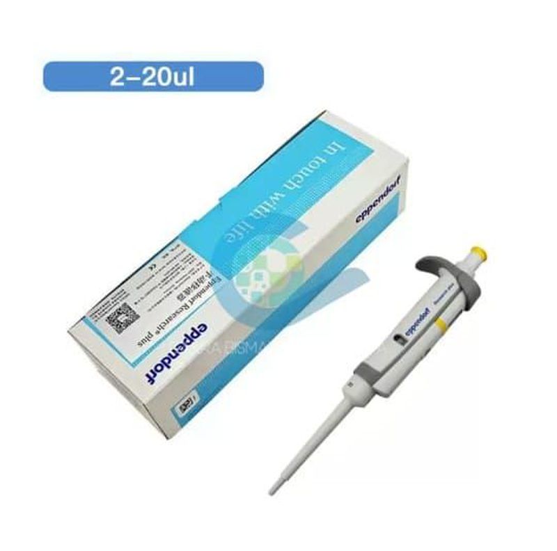 Eppendorf Micropipette Adjustable 2–20 µL – Akurat & Ergonomis