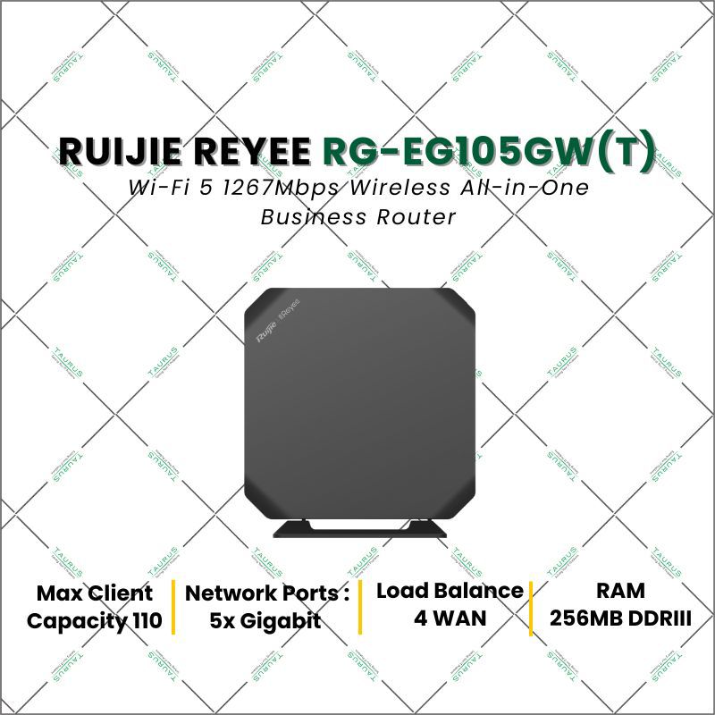 RUIJIE REYEE RG-EG105GW (T) Wi-Fi5 1267Mbps Wireless All-in-One Router