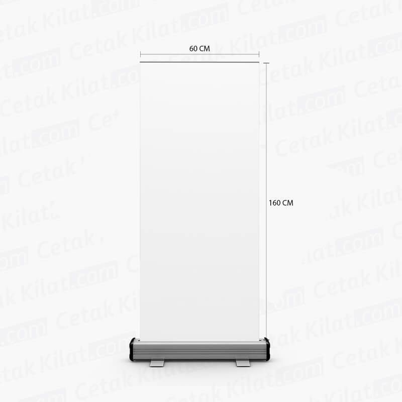 Roller banner ukuran 60 x 160