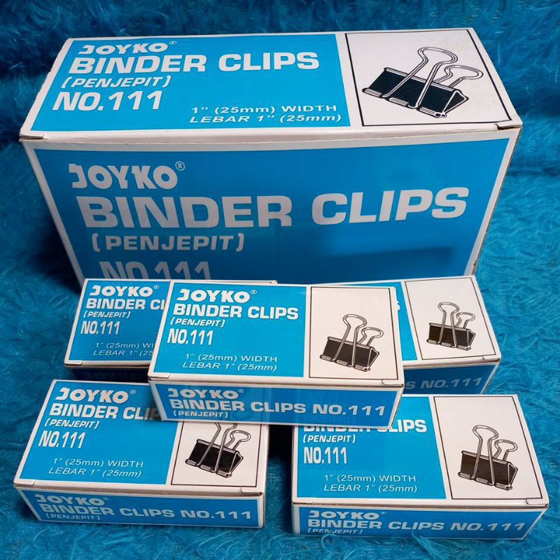BINDER CLIP UKURAN 111 (ISI 12 BUAH)