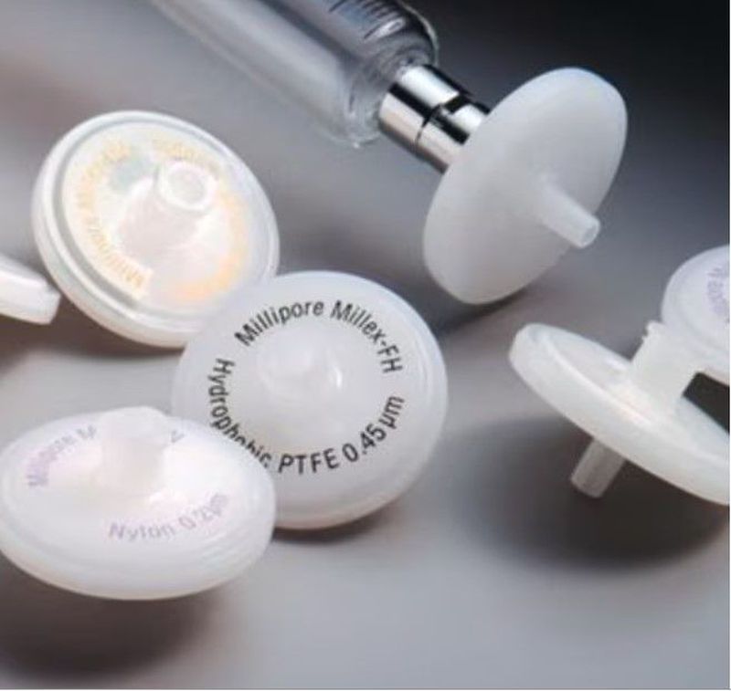 Millex Syringe Filter 0.45 µm 25 mm PTFE Hydrophobic Non-Sterile SLFH025NK